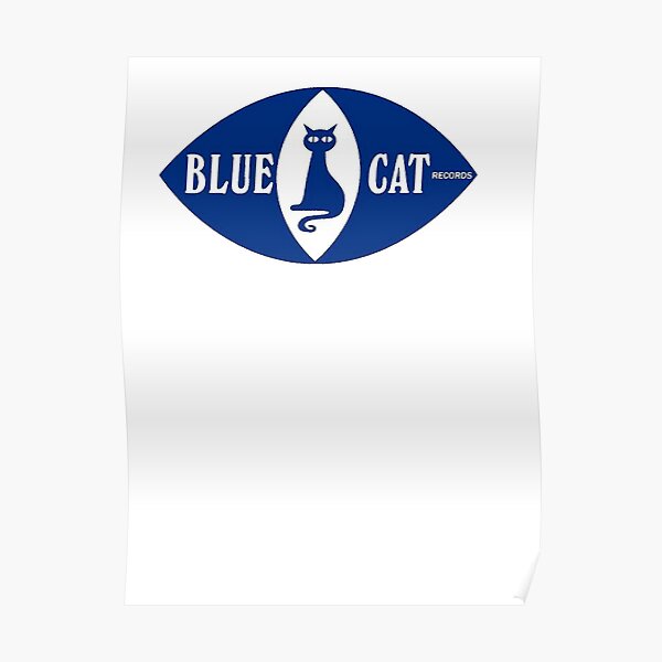 "BLUE CAT RECORDS VINYL SHIRT AND STICKER " Poster for Sale by ...