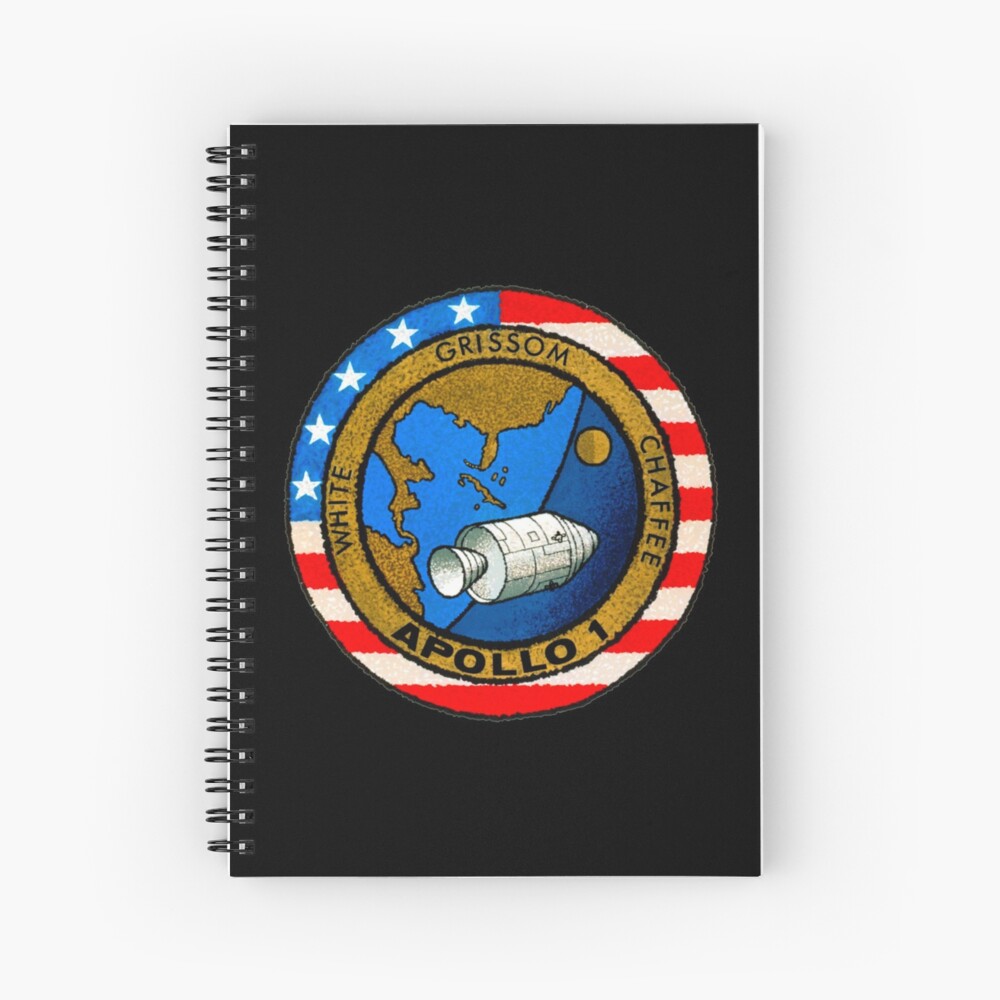"Apollo 1 logo" Spiral Notebook for Sale by trendistudio | Redbubble