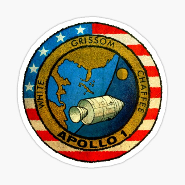 " vintage Apollo 1 logo" Sticker by trendistudio | Redbubble