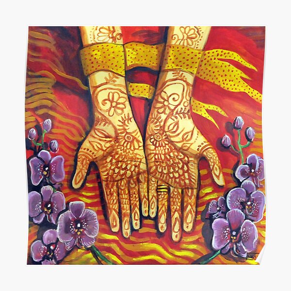 "Henna" Poster for Sale by kirayustakart | Redbubble