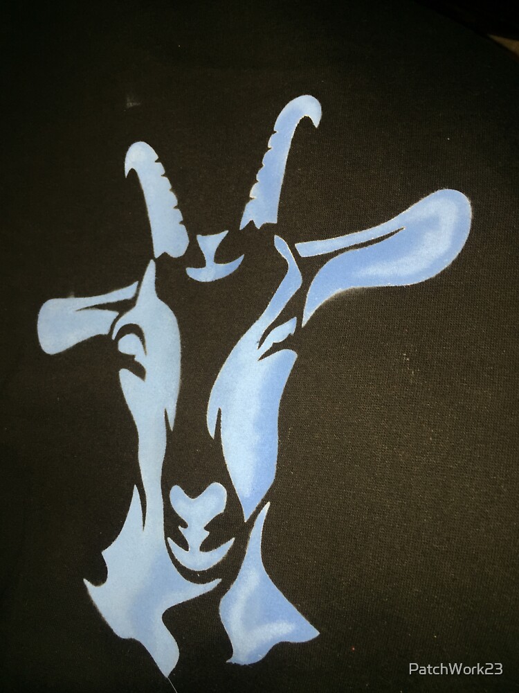 "Goat Drip painting " Sticker for Sale by PatchWork23 | Redbubble