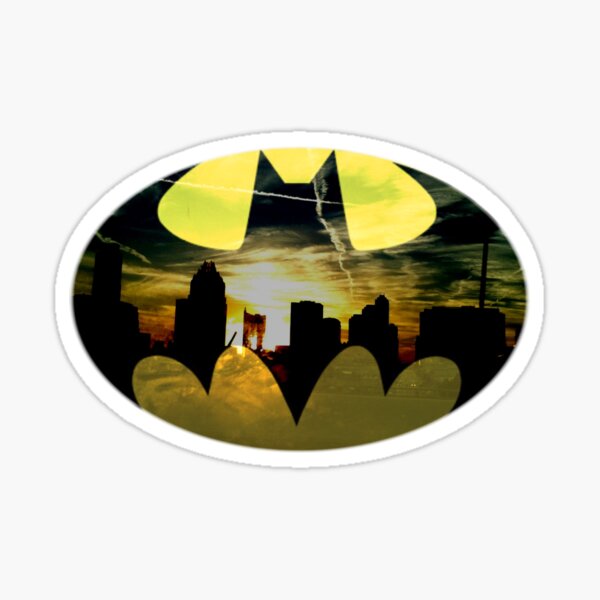 "bat logo" Sticker for Sale by michelangelo88w | Redbubble