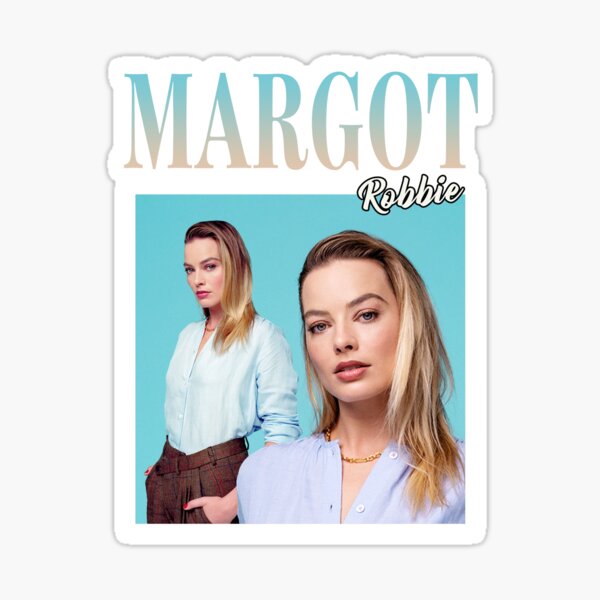 "Margot Robbie T-Shirt" Sticker for Sale by silvieex | Redbubble