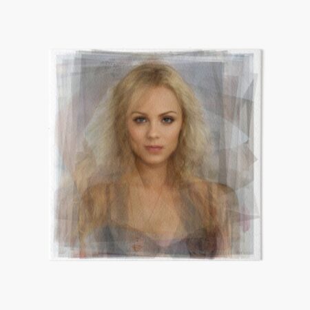"Laura Vandervoort portrait" Art Board Print by overlay-art | Redbubble
