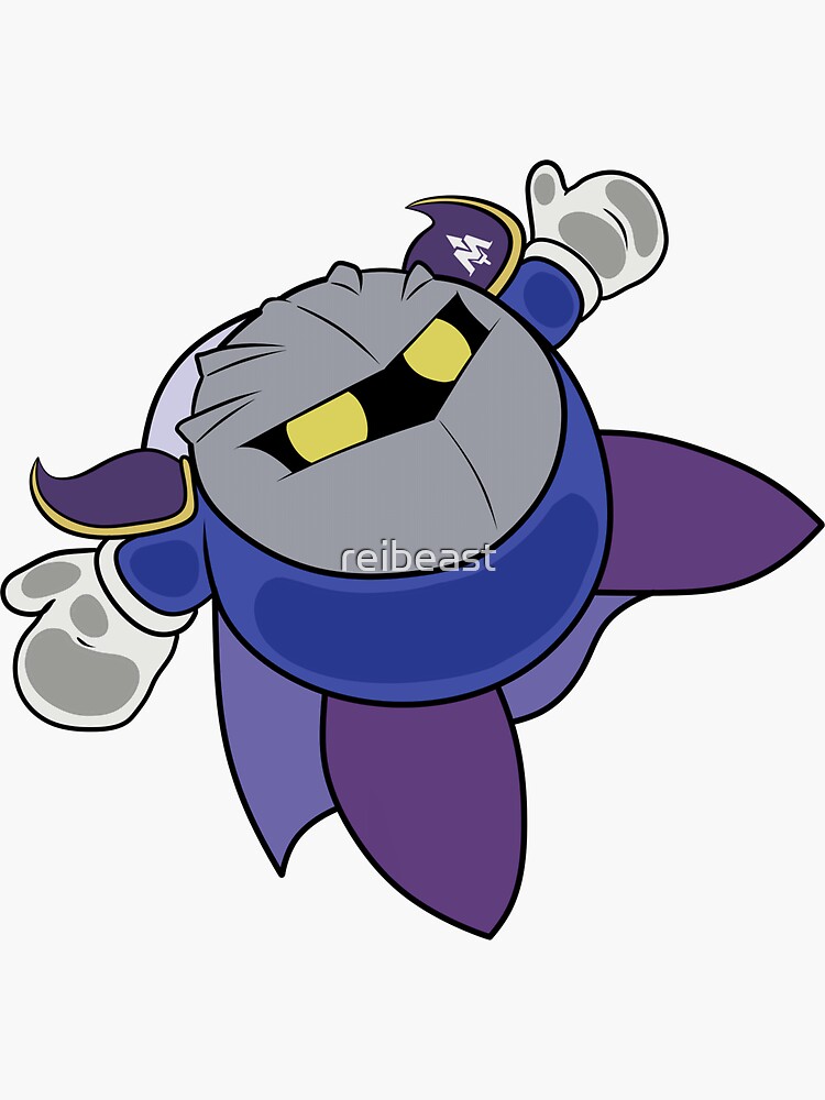 "Meta Knight Splat" Sticker for Sale by reibeast | Redbubble