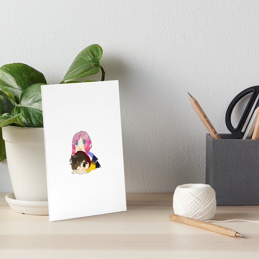 "CHIBI WILBUR SOOT AND NIHACHU" Art Board Print by virtualdoodles ...