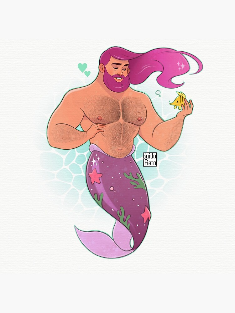 "MerBear" Poster for Sale by GuFiArt | Redbubble