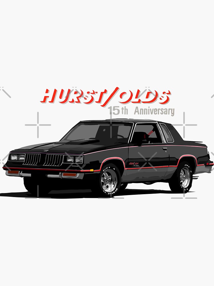 "1983 Hurst/Olds Cutlass " Sticker for Sale by FromThe8Tees | Redbubble