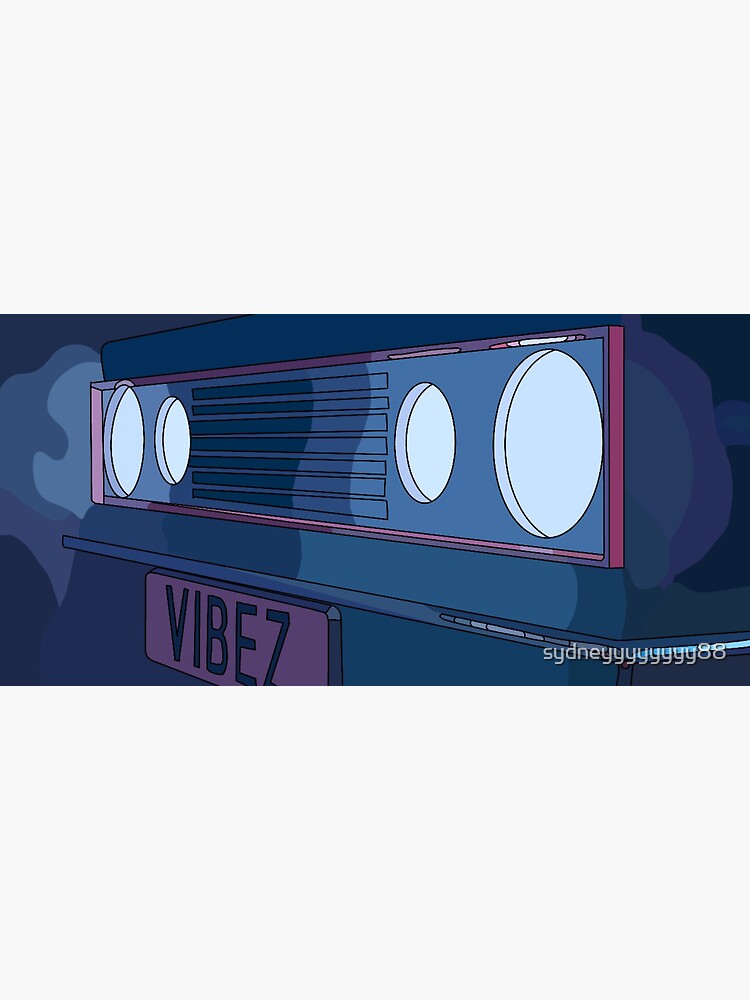 "VIBEZ Music Video Car" Sticker for Sale by sydneyyyyyyyy88 | Redbubble