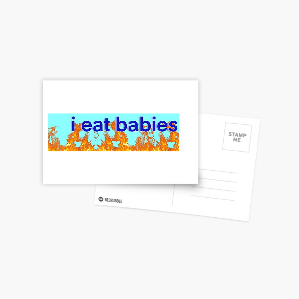 "I Eat Babies bumper sticker" Sticker for Sale by livisconfused | Redbubble
