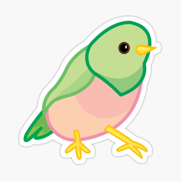 "BIRB 1" Sticker for Sale by GelsyMood | Redbubble