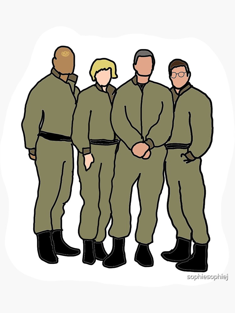 "Stargate SG1" Sticker for Sale by sophiesophiej | Redbubble
