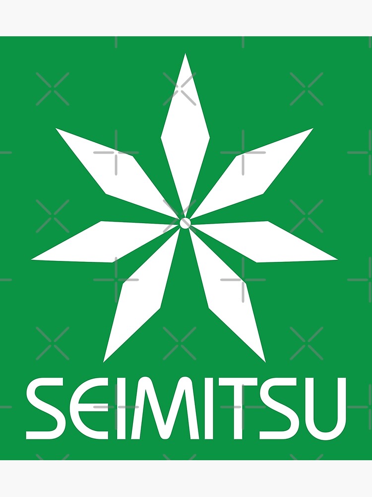 "Seimitsu (セイミツ) Logo 01" Poster for Sale by RubenCRM | Redbubble