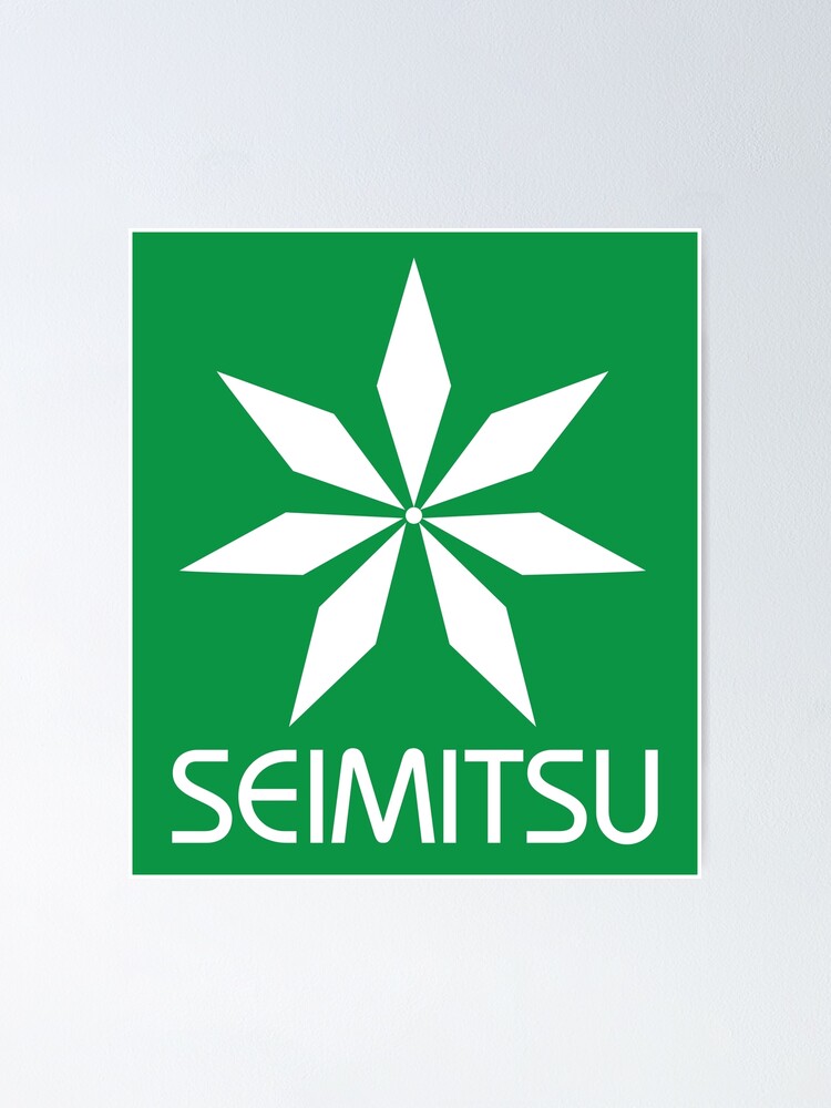 "Seimitsu (セイミツ) Logo 01" Poster for Sale by RubenCRM | Redbubble