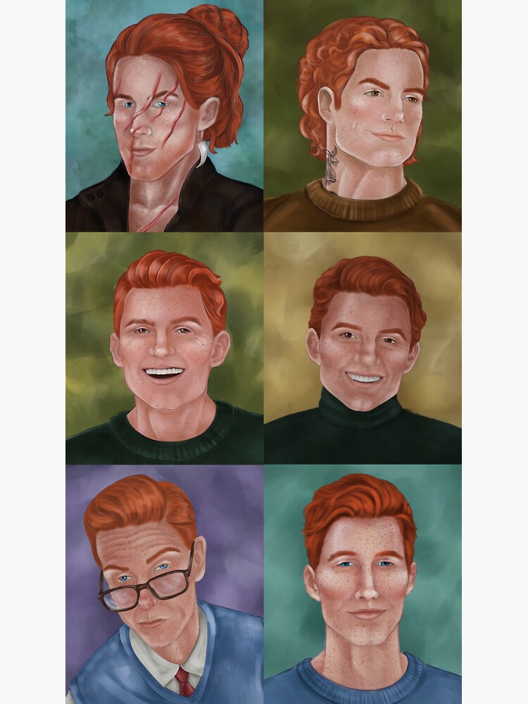 "Wizard Brothers" Sticker for Sale by liajlart | Redbubble