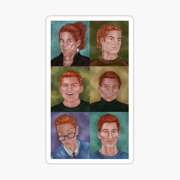 "Wizard Brothers" Sticker for Sale by liajlart | Redbubble