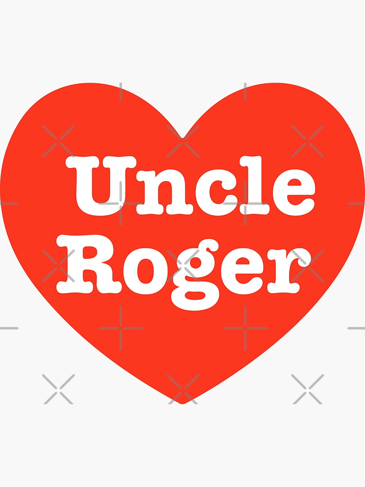 "Uncle Roger" Sticker for Sale by happysketchy | Redbubble