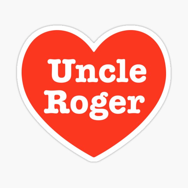"Uncle Roger" Sticker for Sale by happysketchy | Redbubble