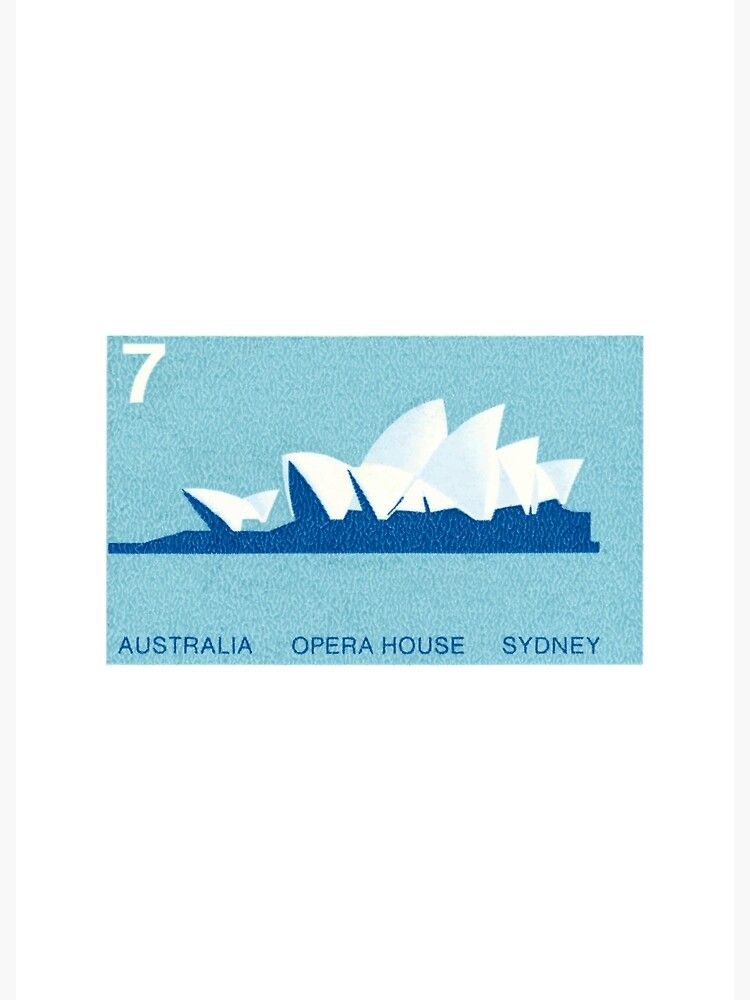 "1973 AUSTRALIA Sydney Opera House Stamp" Poster for Sale by ...