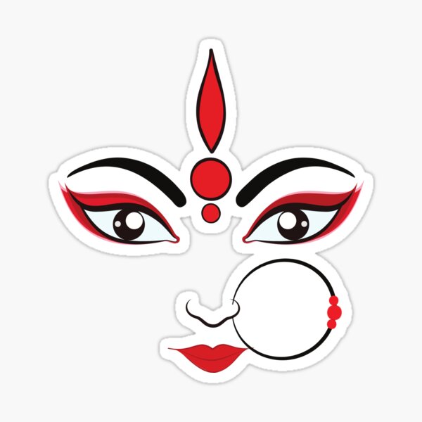 "Durga Goddess" Sticker for Sale by alias6 | Redbubble