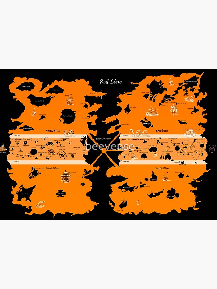 "One piece map" Poster for Sale by beevense | Redbubble