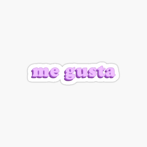 "Me gusta" Sticker for Sale by AlixH74 | Redbubble