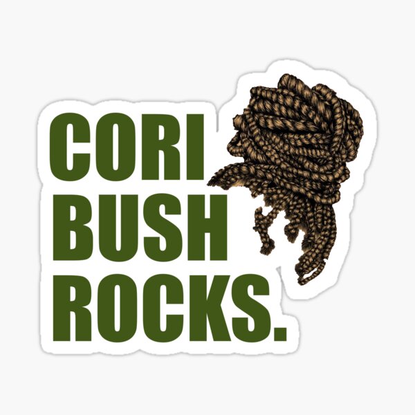 "cori bush rocks" Sticker for Sale by houssamsc | Redbubble