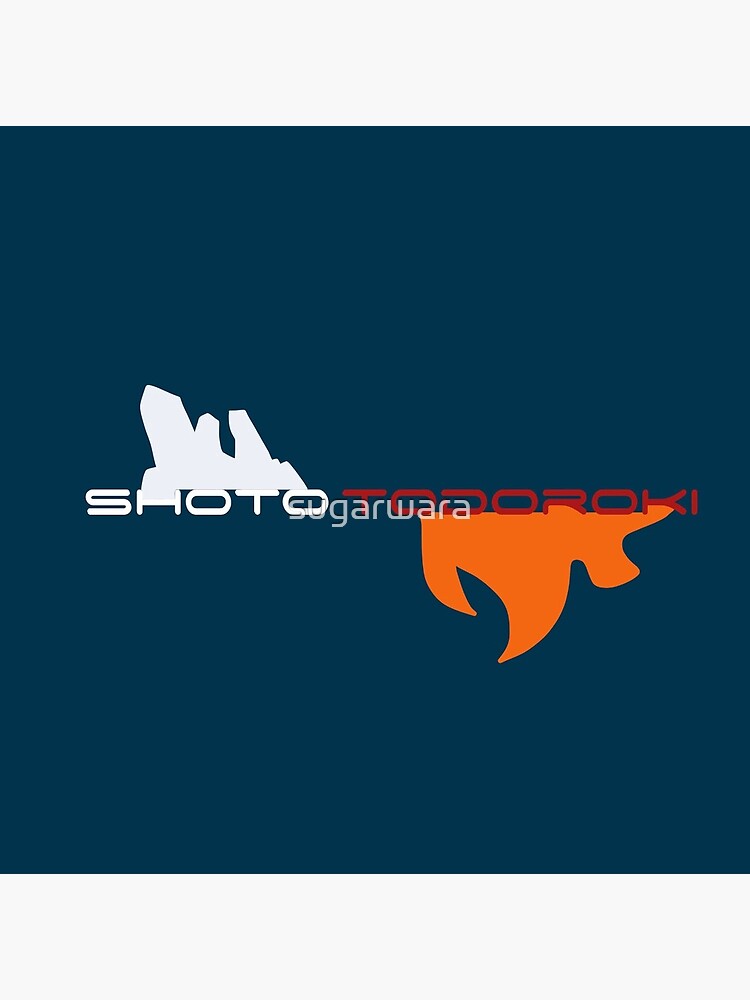 "Shoto Todoroki Name Designs" Art Print for Sale by sugarwara | Redbubble