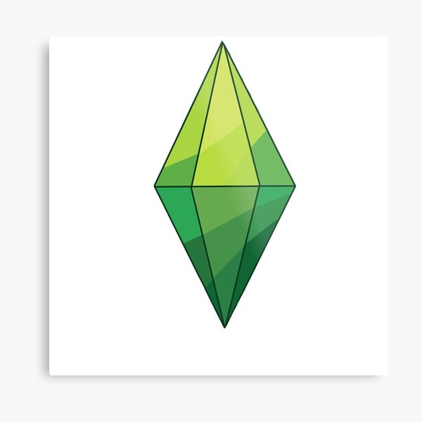 Plumbob Metal Prints | Redbubble