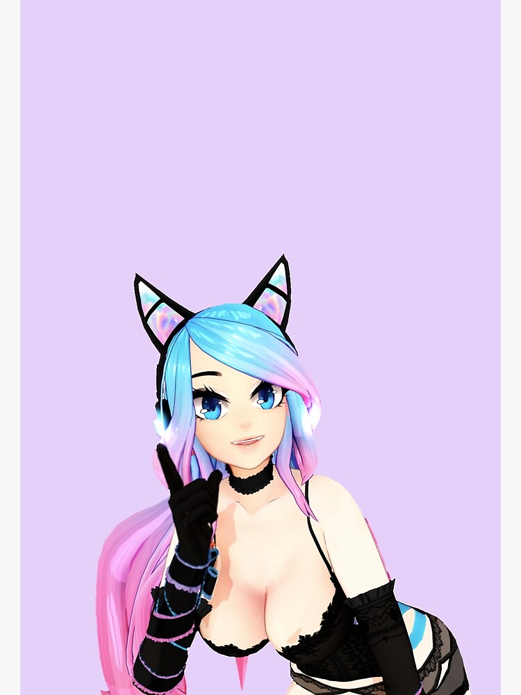 "Silvervale Vshojo " Art Print by lewd-weeb-shop | Redbubble