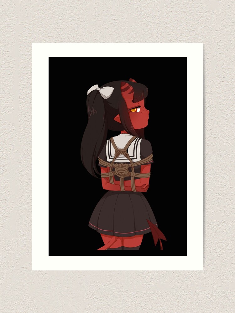 "Meru the succubus shibari" Art Print for Sale by lewd-weeb-shop ...