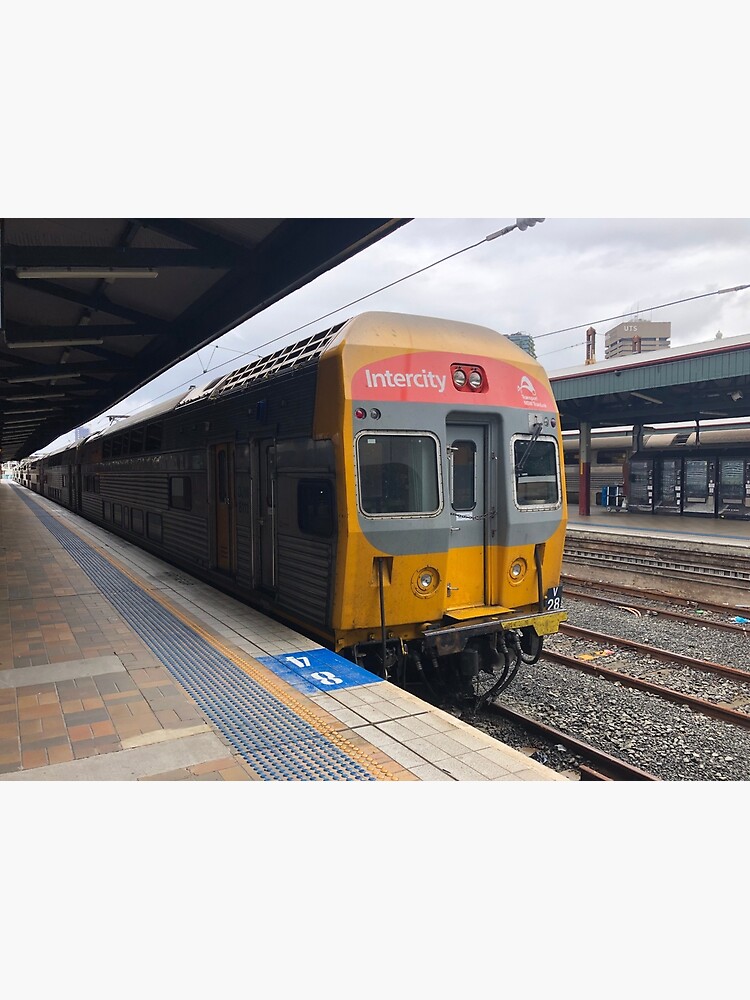 "NSW TrainLink V Set InterCity at Central Station" Poster for Sale by ...