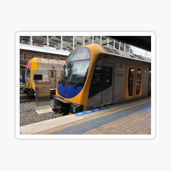 "NSW TrainLink InterCity V Set and H Set at Central Station" Sticker ...