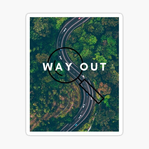 "Find your way" Sticker for Sale by heyannap | Redbubble