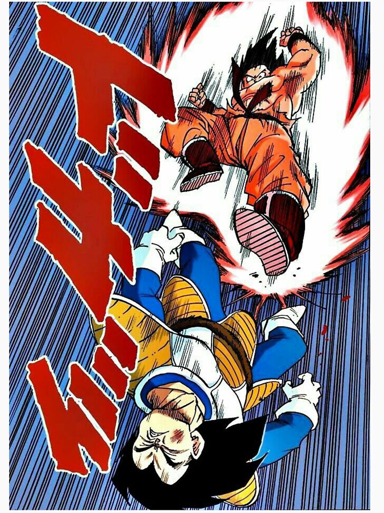 "Goku vs Vegeta Kick" T-shirt for Sale by UrameshiMIDK | Redbubble ...