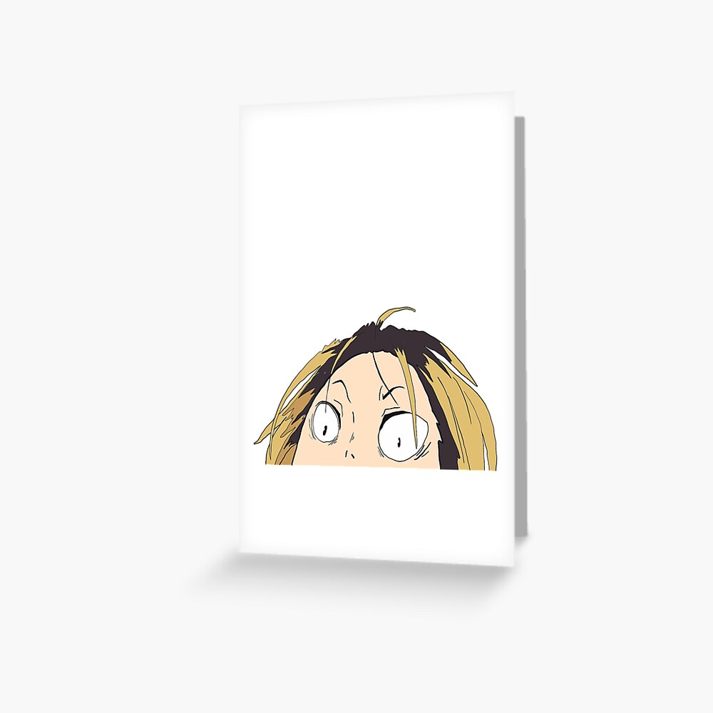"Cursed kenma from haikyu!" Greeting Card by shoprose | Redbubble
