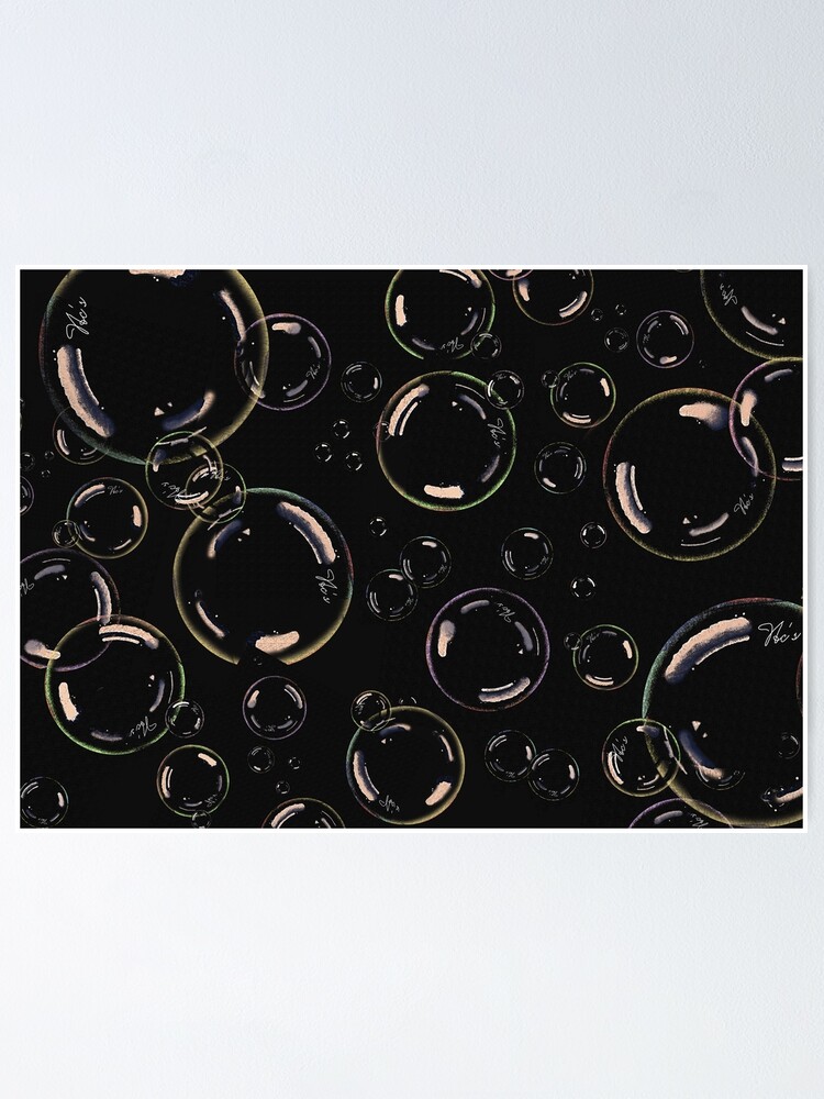 "Bubbles" Poster by Vbc-s | Redbubble