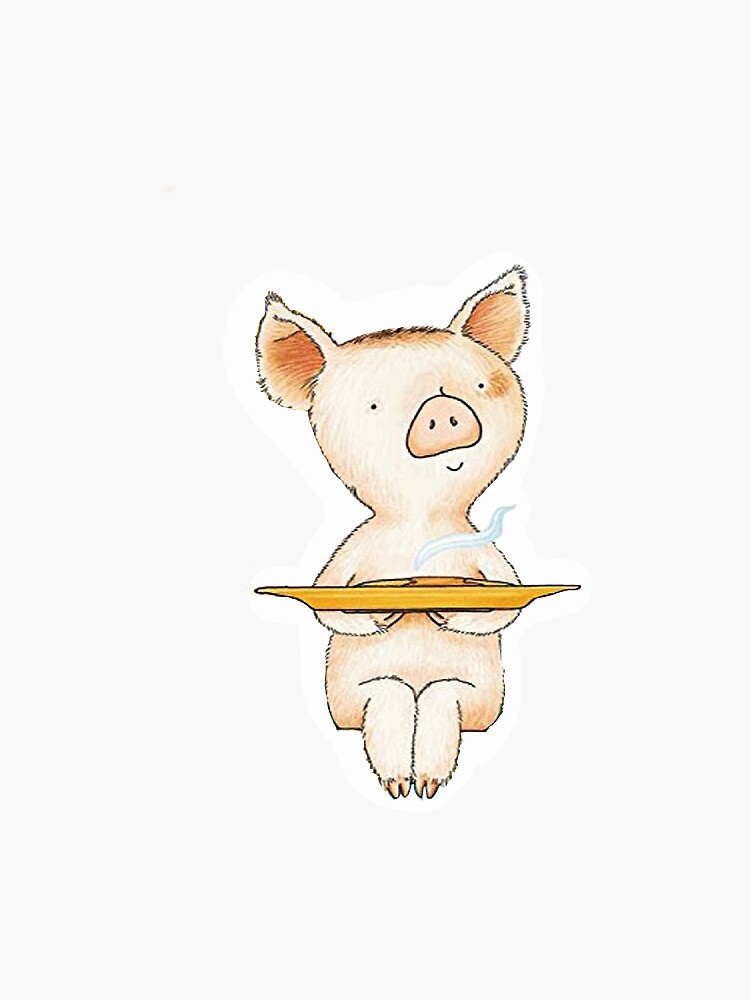 "If you Give a Pig a Pancake sticker" Sticker for Sale by ...