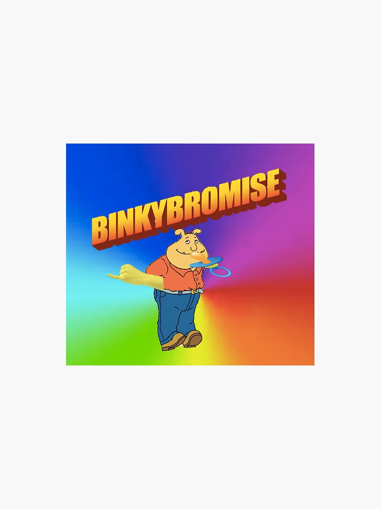 "Pinky promise/Binky meme" Sticker by rupipupi12 | Redbubble