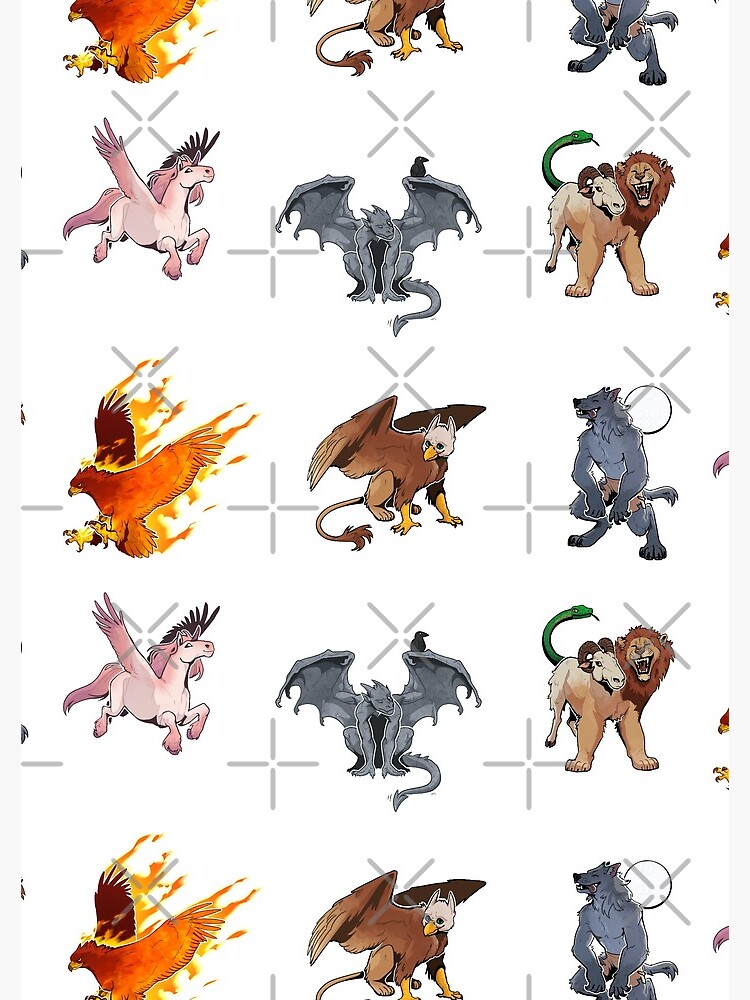 "mythical creatures!" Journal for Sale by chaoticcaprisun | Redbubble