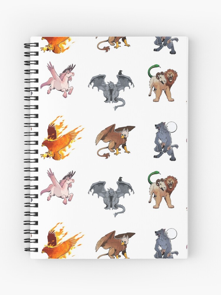 "mythical creatures!" Journal for Sale by chaoticcaprisun | Redbubble