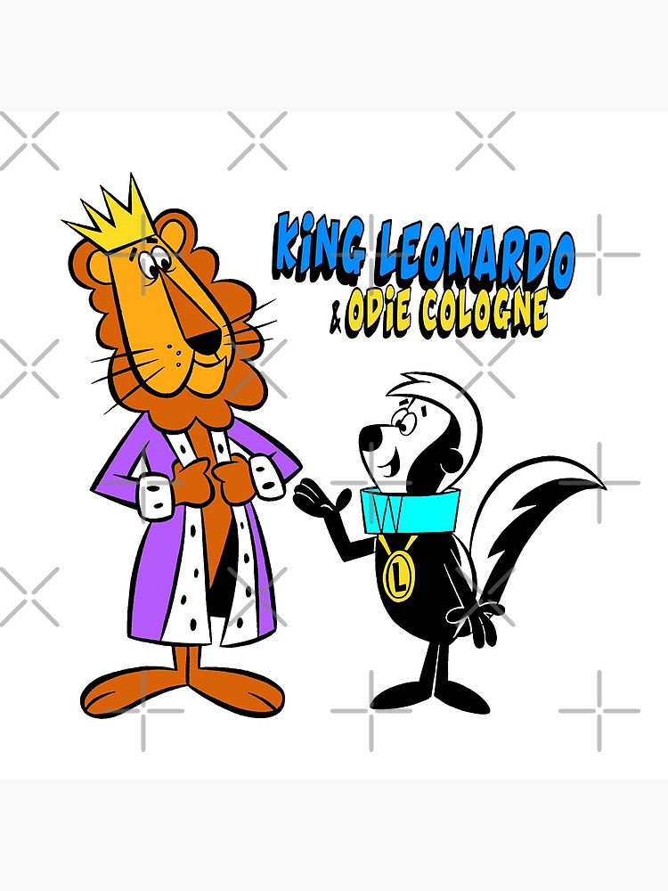 "King Leonardo & Odie Cologne" Poster by Pop-Pop-P-Pow | Redbubble