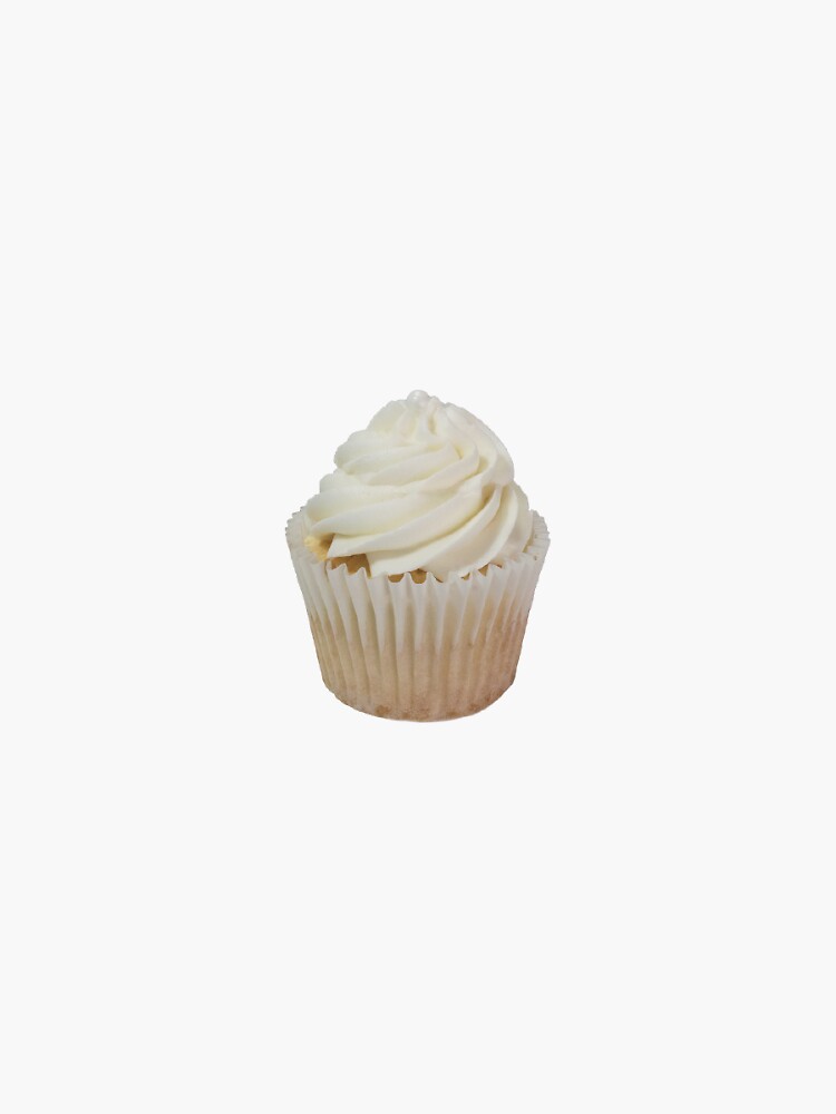 "Vanilla Cupcake " Sticker for Sale by gardenparty69 | Redbubble