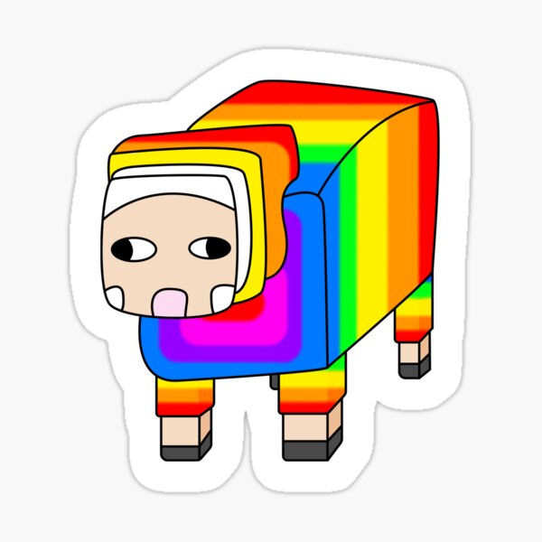 "Pride Flag Sheep-Rainbow" Sticker for Sale by Elfvamp | Redbubble