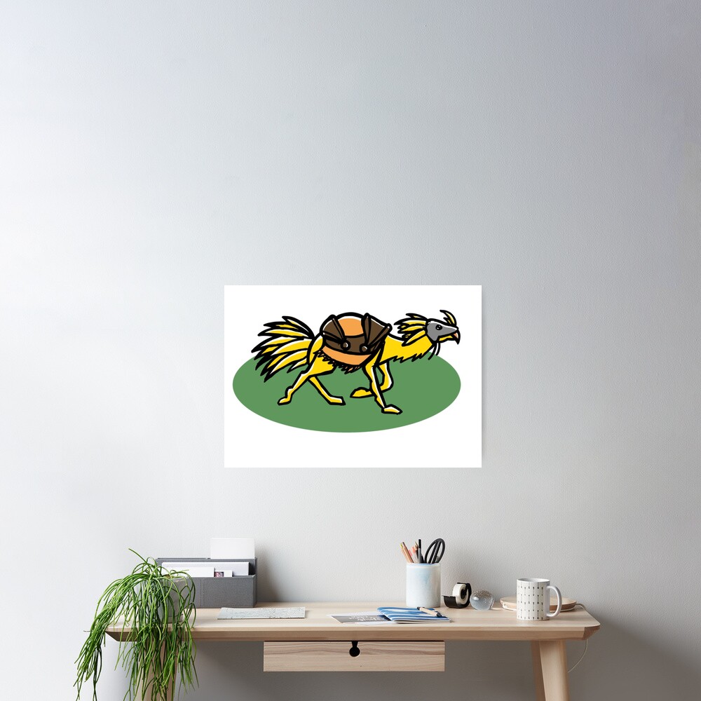 "Chocobo Camel" Poster by PacCar | Redbubble