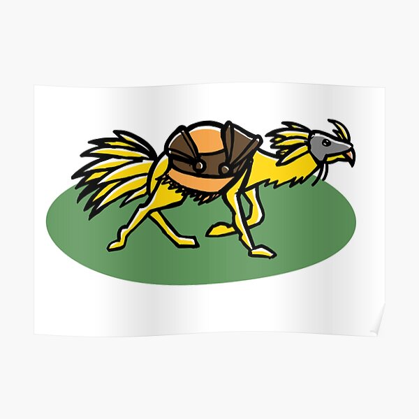 "Chocobo Camel" Poster by PacCar | Redbubble