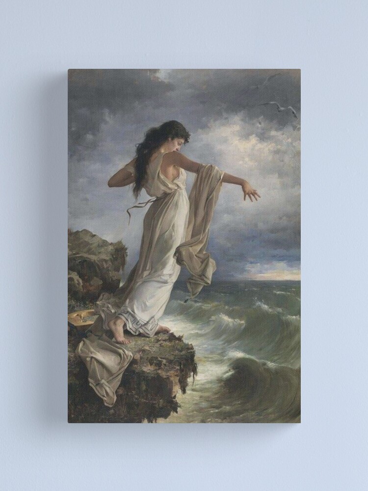 Death of Sappho by Miguel Carbonell Selva | Canvas Print sold by Ben ...