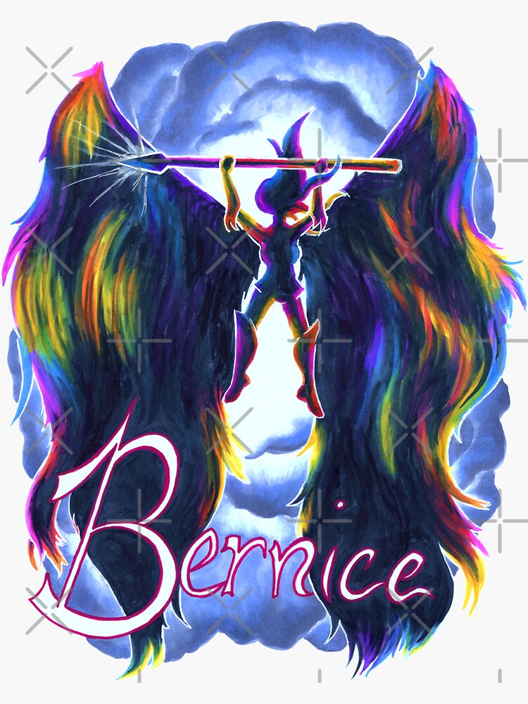 "Bernice Name Art" Sticker for Sale by AvalonUnmuzzled | Redbubble