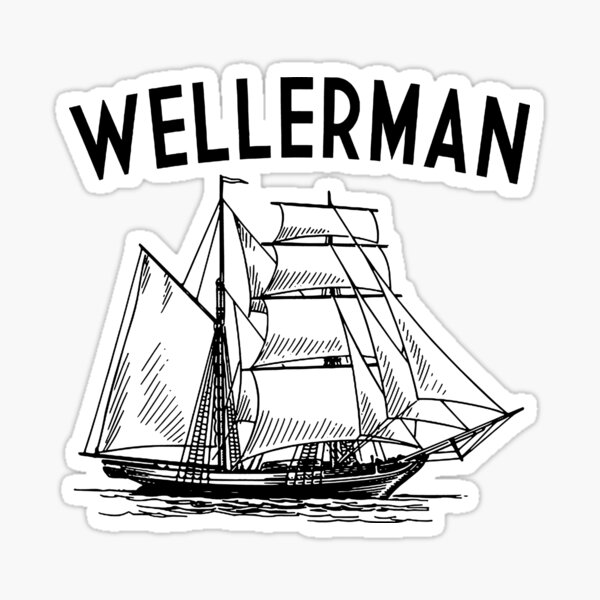 "wellerman ship" Sticker for Sale by minitallers | Redbubble
