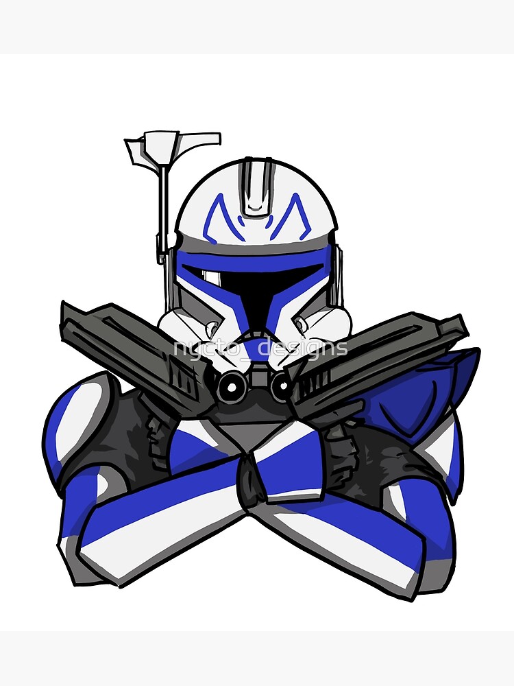 "Captain Rex" Poster by GalaxyExplosion | Redbubble